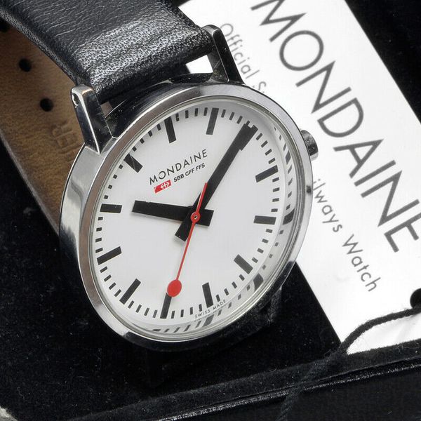 ⭐ MONDAINE SWISS MADE Official Swiss Railway Watch SBB CFF FFS | BOXED ...
