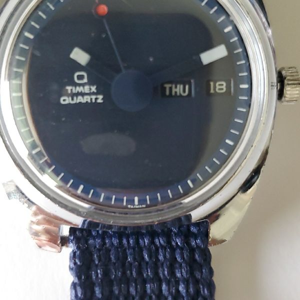 Vintage Timex Q Red Dot Enigma Original! | WatchCharts Marketplace