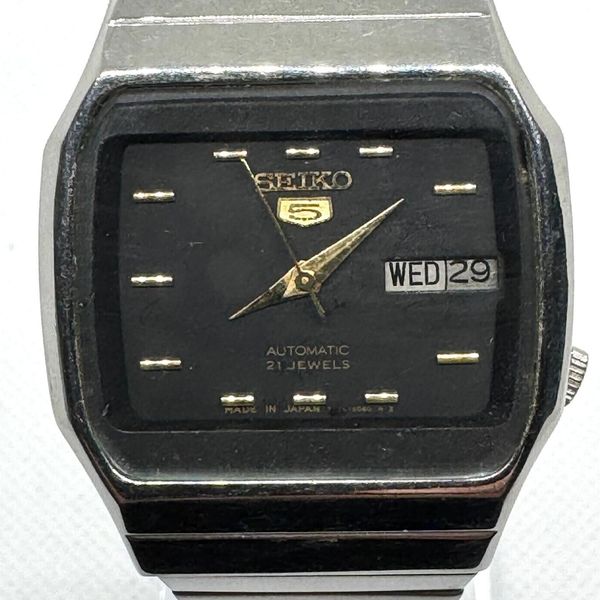 Vintage Seiko 5 Automatic 21 Jewels, Men Watch , Day/Date, Used. I-25 | WatchCharts Marketplace