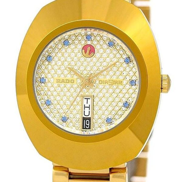 RADO DiaStar The Original Automatic 35MM Gold Men's Watch R12413314 ...