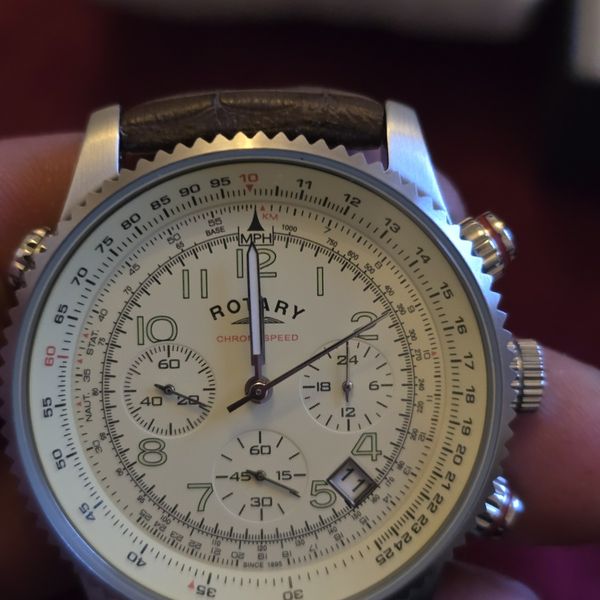 Rotary Chronograph Aviator Watch | WatchCharts Marketplace
