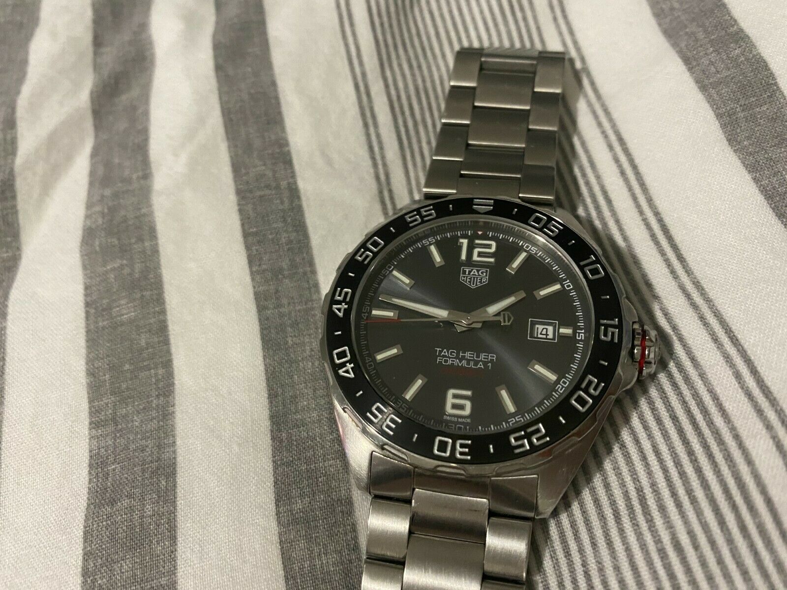 Tag Heuer Formula 1 Calibre 5 Men's Automatic Watch WAZ2011 43mm ...