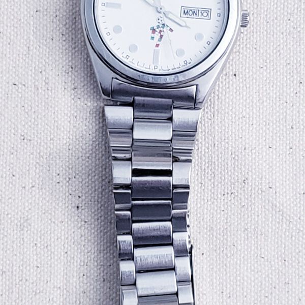 Vintage Rare Silver Seiko Dx World Cup Italy Flags Watch 1990 ...