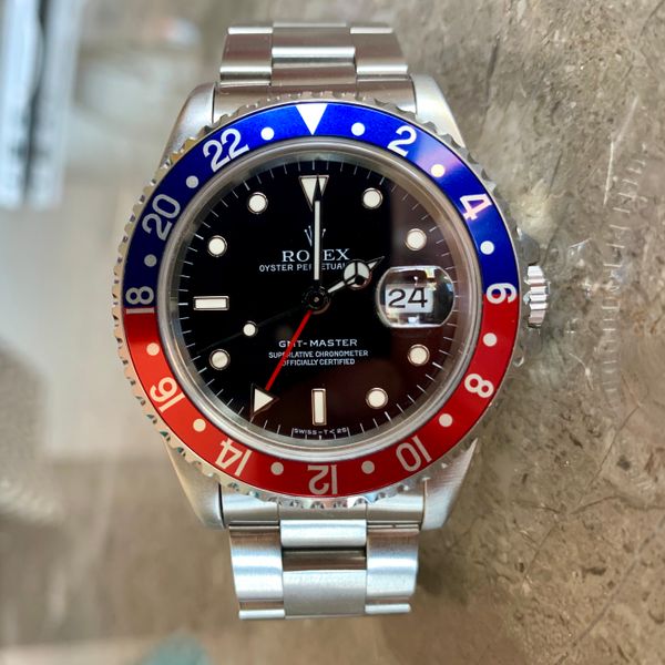 F.S: Rolex Gmt Master Pepsi 16700(Vintage) | WatchCharts Marketplace