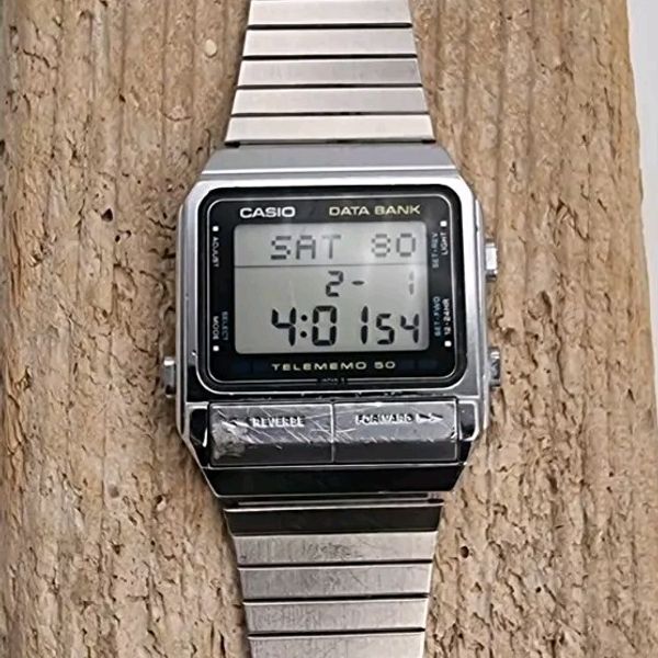 Casio DB 510 Digital Watch Databank Vintage Original Strap New Battery ...