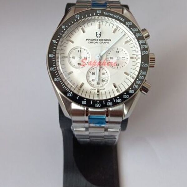 Pagani Design men's watch Moonwatch Speedmaster Homage PD 1701 new ...