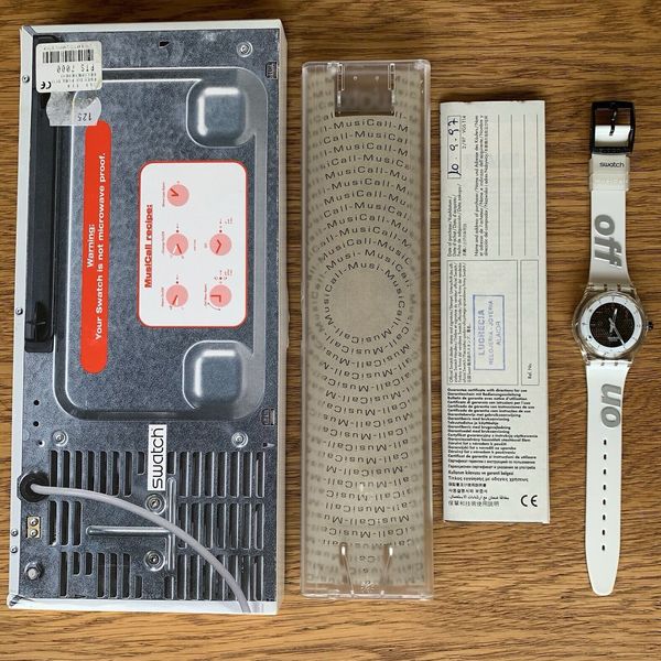 Swatch MusiCall Time to Cook melody by Peter Gabriel UNUSED + brand new battery | WatchCharts ...