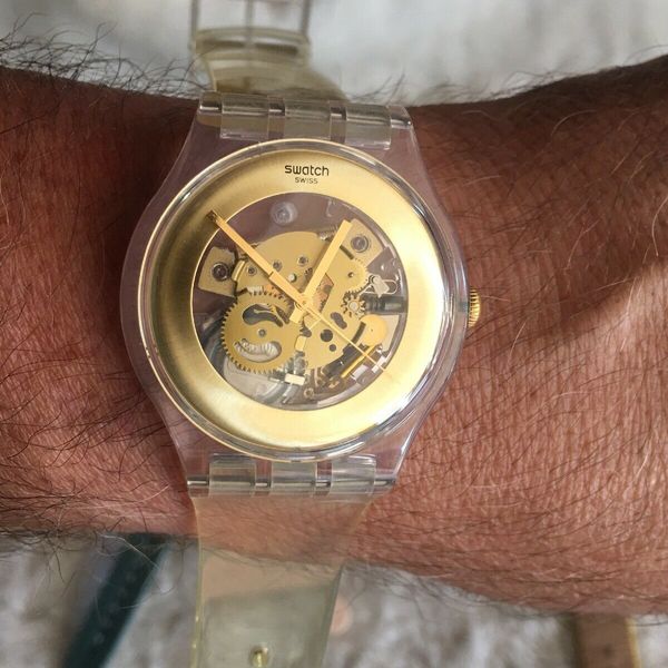 Swatch LARGE dial watch. | WatchCharts Marketplace
