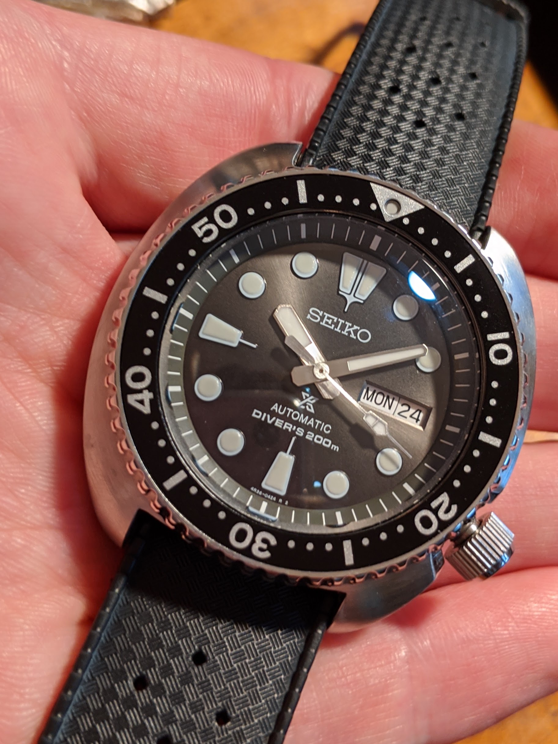 [WTS] Seiko SRPC23 Grey Turtle Diver with slight mods | WatchCharts ...