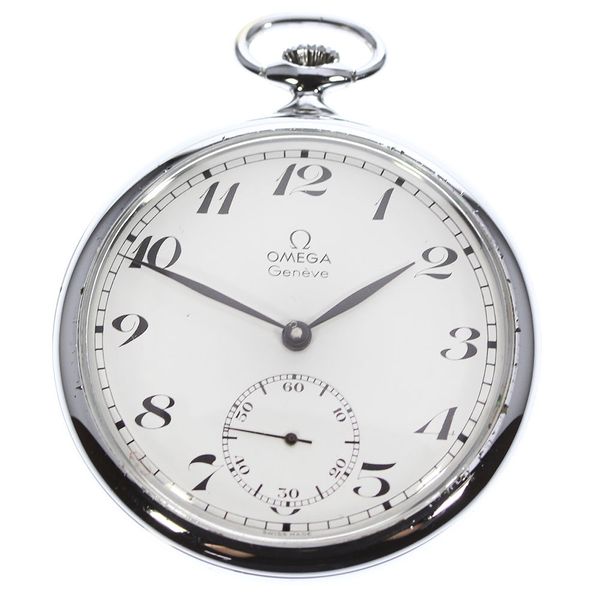 [OMEGA] Omega Geneva Pocket Watch Small Second cal.980 Manual Winding ...
