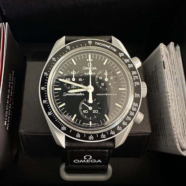 Omega x Swatch MoonSwatch SO33M100 Mission to the Moon â Brand New w ...