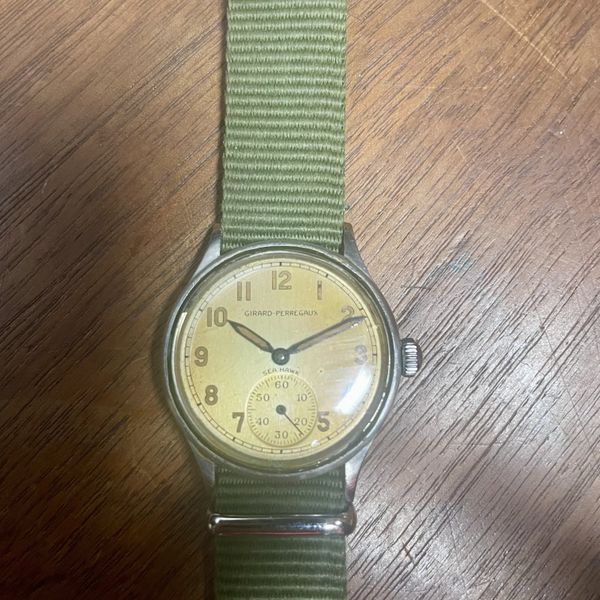 Gerard Peregaux Sea Hawk: Vintage 1940s Military Watch - Amazing Patina ...