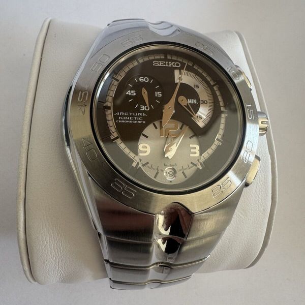 Seiko Arctura Kinetic Chronograph Stunning- Watch Worn Twice ...