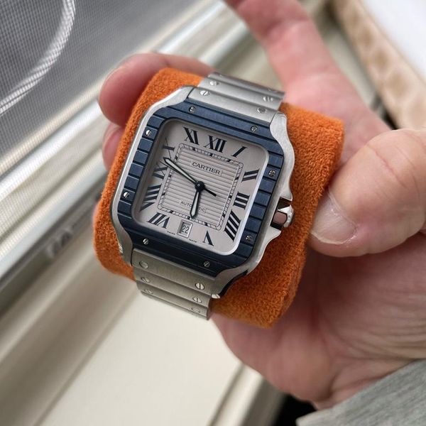 FS: Cartier Santos Large PVD Blue WSSA0047 | WatchCharts