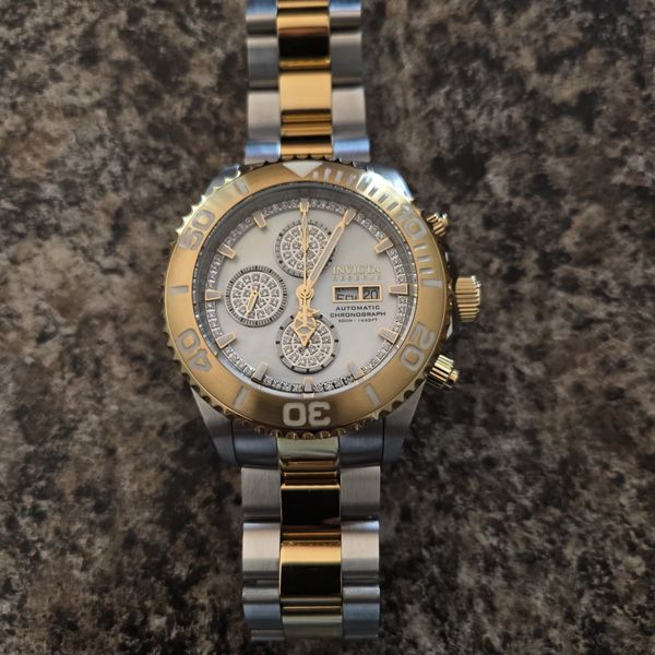 Invicta 47mm Diamond Pro Diver Automatic Chronograph Watch Model 23286 ...