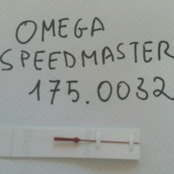 A second hand omega speedmaster watch 175.0032, red, new original stock ...