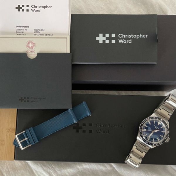 Christopher Ward C65 Dartmouth COSC Watch with Boxes/Papers ...