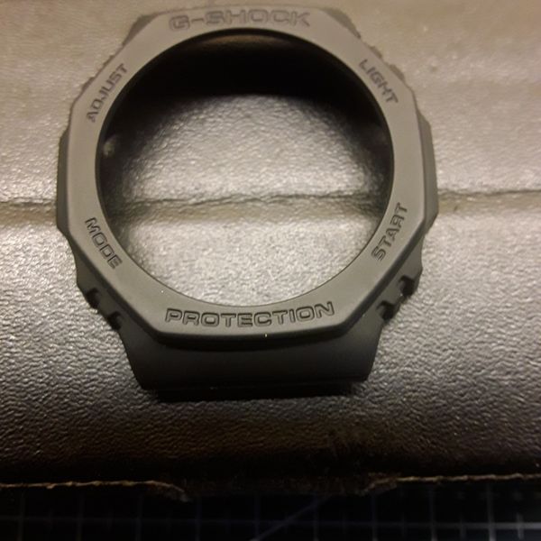 New and Genuine Casio G Shock GA2100 Case in Black Resin | WatchCharts ...