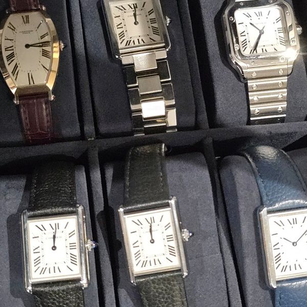 BUYING IN LUXURY WATCHES SUCH AS CARTIER SANTOS TANK MUST SOLO ...