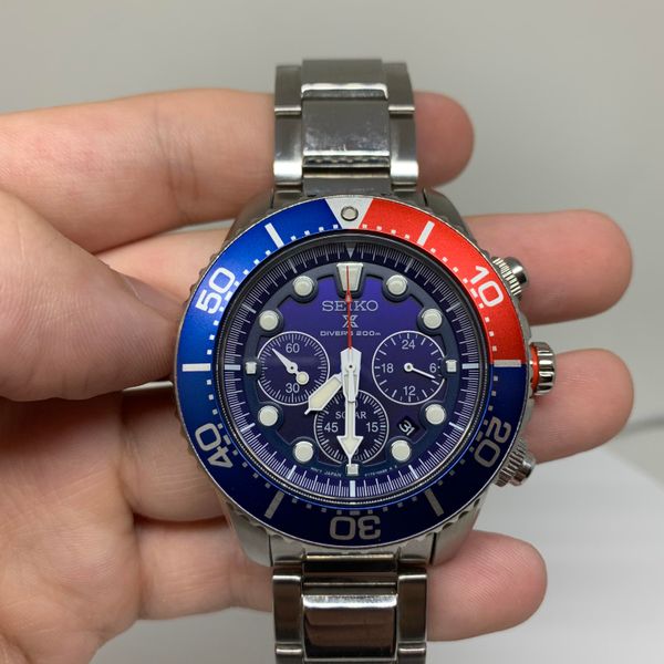 [WTS] Seiko Solar Air Diver SSC019 Watch 200m 43mm | WatchCharts