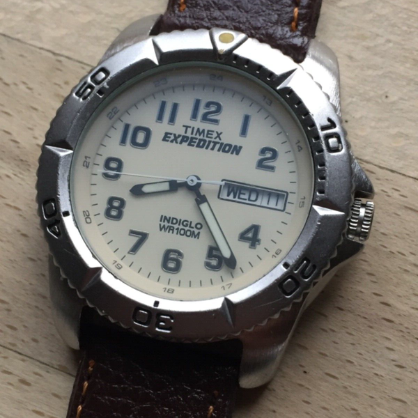 Timex Expedition Indiglo Menâ s Watch New Battery Fitted | WatchCharts ...
