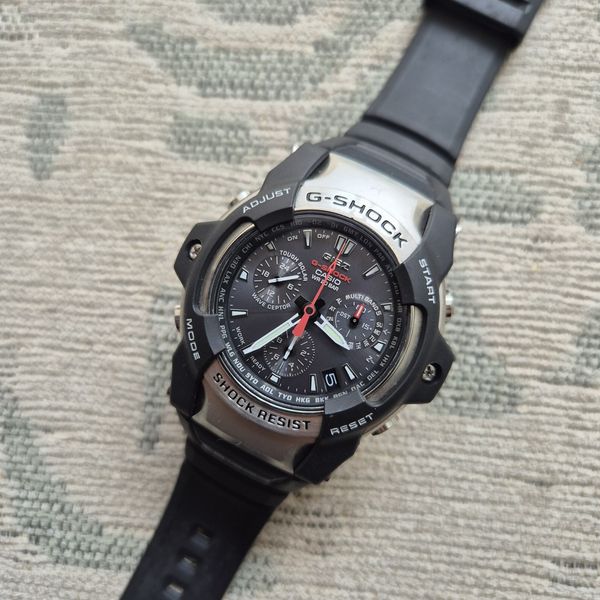 Mens Casio G Shock GIEZ GS-1100 Multiband 5 Tough Solar Chronograph ...