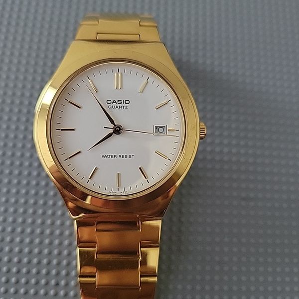Men's Casio MTP-1170 Date Watch. New Battery! Factory Bracelet ...