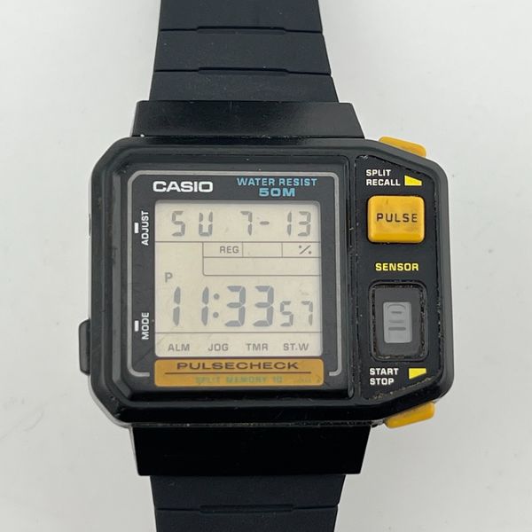 Casio JP-100W Pulse Check Digital Watch Module 509 Japan | WatchCharts ...