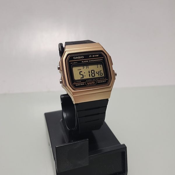 Casio Databank Men's Gold Tone Digital Watch - N17-5 | WatchCharts ...