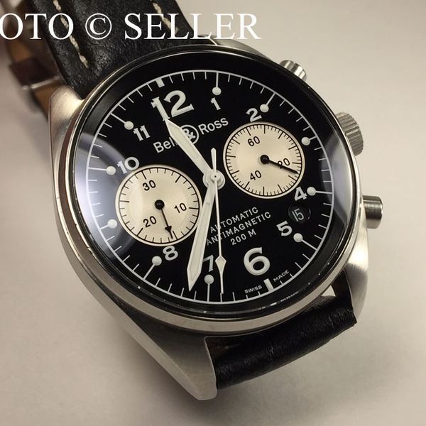 FSOT: NEW PHOTOS...Bell & Ross Vintage 126, Reverse Panda, Very Early ...
