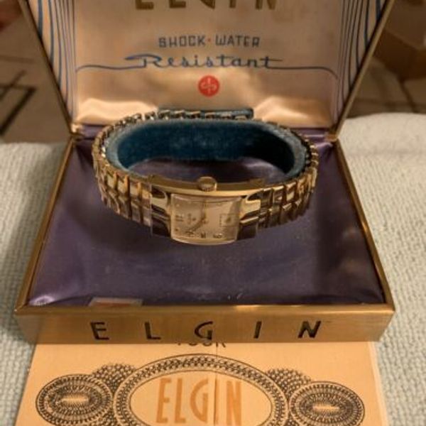 Vintage Elgin NOS 1950â s, Hand Wind, All Original, Unworn ...
