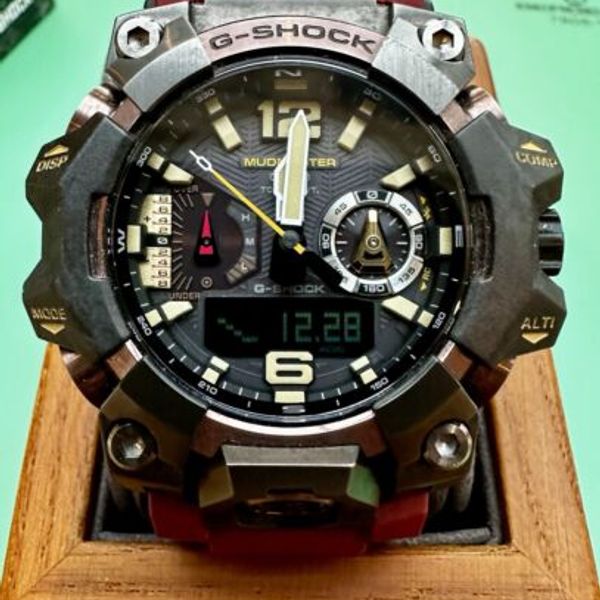 CASIO G-SHOCK MUDMASTER GWG-B1000-1A4ER RED | WatchCharts Marketplace