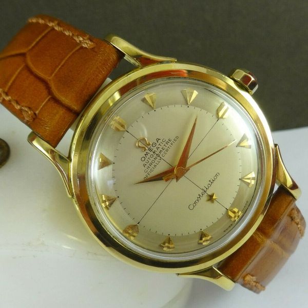 OMEGA Constellation Chronometre 2652 SC 18k Yellow Gold Watch. Ca 1953 ...