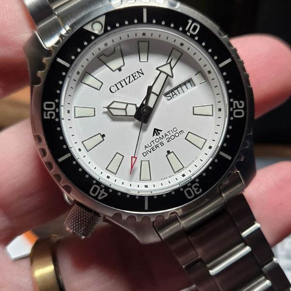 Citizen Promaster Automatic White Dial Men's Watch NY0168-64A ...