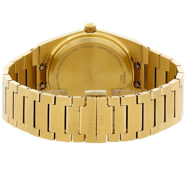 Tissot PRX Men's Gold Tone PVD Stainless Steel Quartz Watch T137.410.33.021.00 | WatchCharts ...