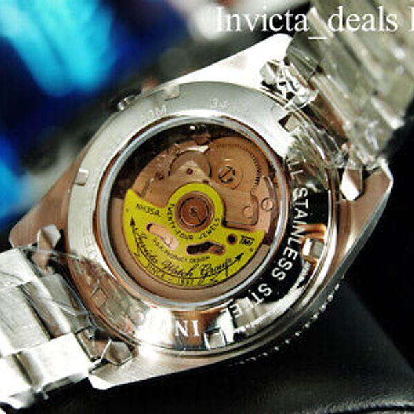 RARE NEW Invicta Men's 40mm 1953 PRO DIVER AUTOMATIC NH35A BLACK DIAL SS Watch | WatchCharts ...