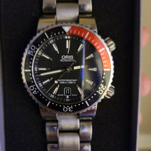 Oris Titanium Mens TT1 Pro Divers 1000M Watch | WatchCharts