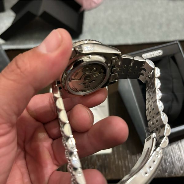 Seiko 5 Sports SKX GMT Series SSK003K1 Blue Dial Blueberry Batman Bezel ...