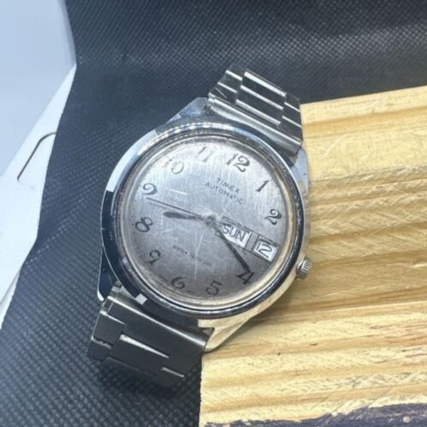 Timex 1978 Reissue Day-Date 37mm Stainless Steel Case | WatchCharts ...