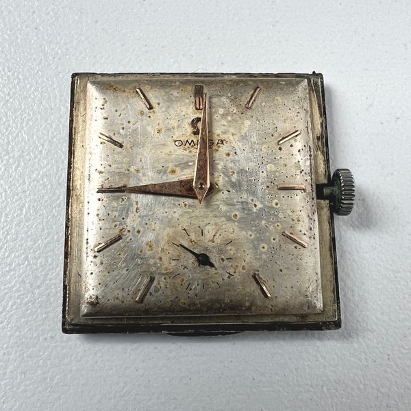 OMEGA Cal 302 Manual Watch Vintage Mens 3831 Dial Beige 17 Jewels To ...