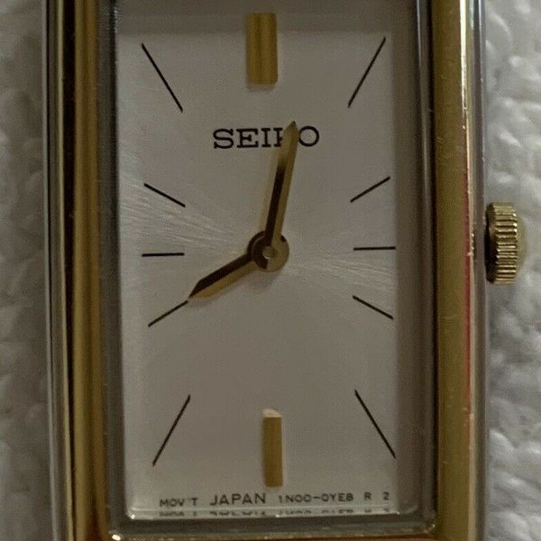 Seiko Women's 1N00-0PZ0 Two-Tone Stainless Steel Roman Numerals Dress ...