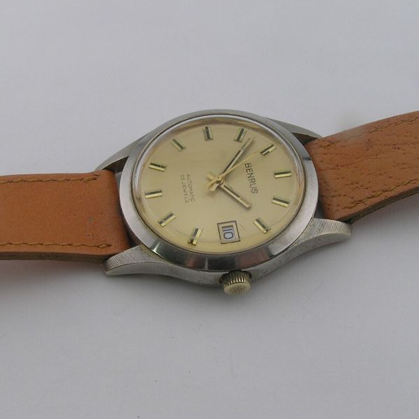 Vintage Benrus Watch w/ Date 1970's Automatic 25 Jewels | WatchCharts ...
