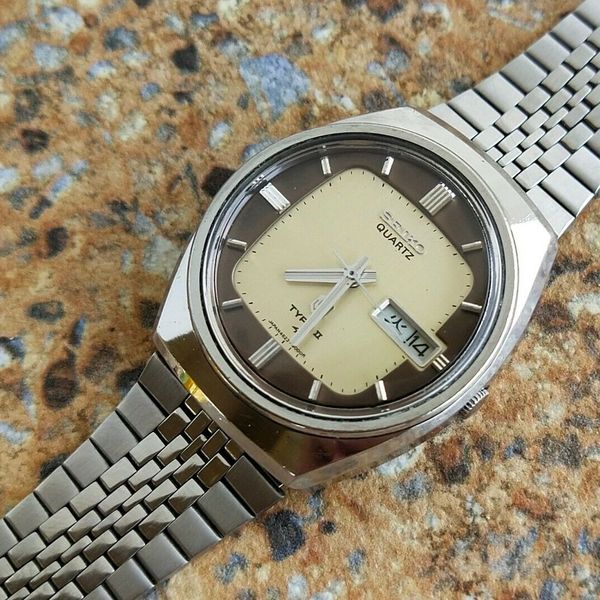 Vintage Seiko Quartz Type II (SQ) 4623 900A Kanji May 1976 Rare Dial | WatchCharts Marketplace