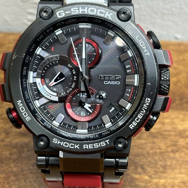 CASIO G-SHOCK MTG-B1000 Solar Powered Radio Mens Watch Bluetooth ...
