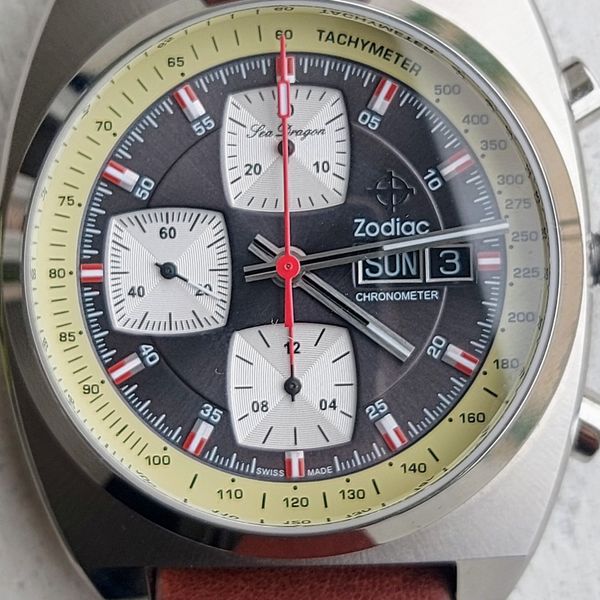 Zodiac Sea Dragon Chronograph - Chronometer Movement - Limited Edition - ZO99015 - $900 ...