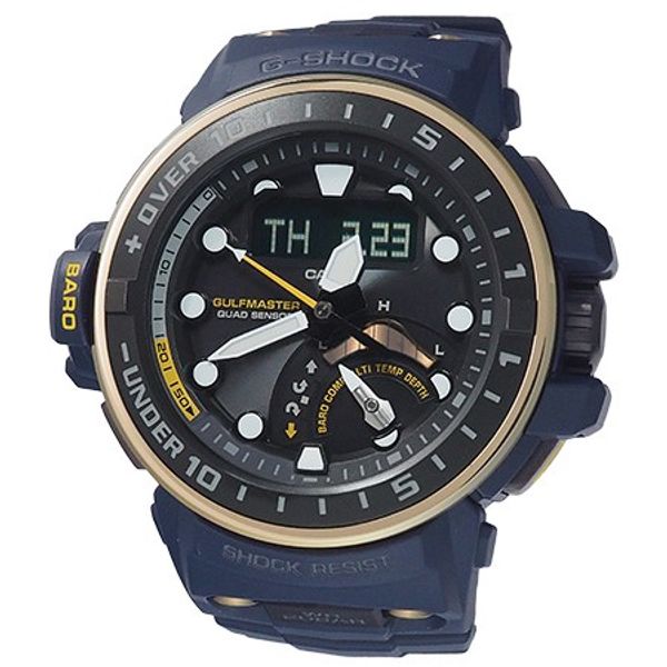 Miura Casio CASIO G-Shock MASTER OF G Gulfmaster Master in Navy Blue ...
