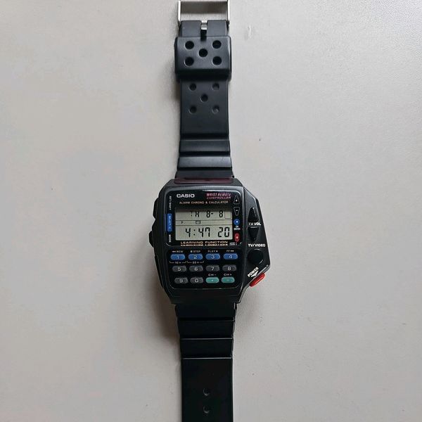 Rare CASIO CMD-40 watch. Remote controller + TV + Calculator. Amazing ...