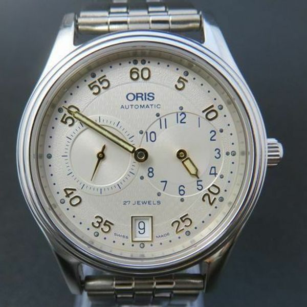 ORIS Automatic Watch 7473 649 Date Small Seconds 27 JEWELS SAPPHIRE ...