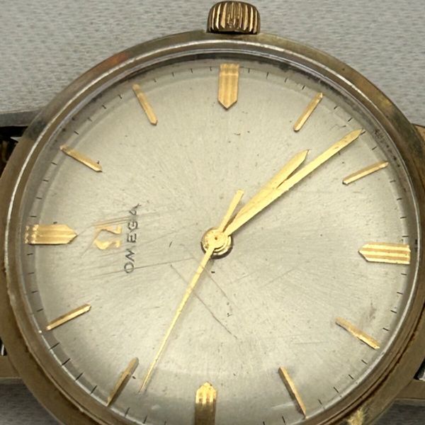 Vintage Omega 14K Solid Gold 35mm Case-Read | WatchCharts Marketplace