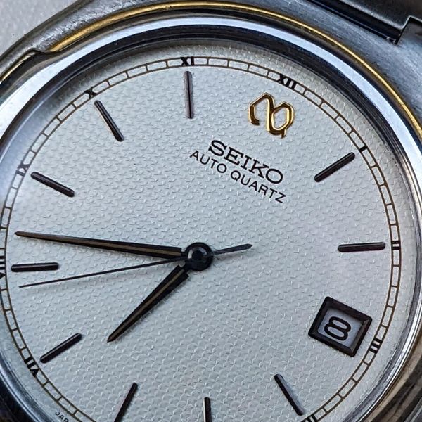 [wts] Rarest Seiko Auto quartz Date watch, cal. 7M12-7A00 1990's dress ...